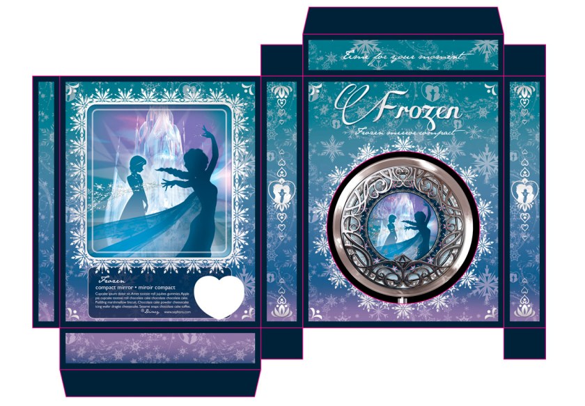Disney / Sephora packaging – mirror compacts – w o r k s
